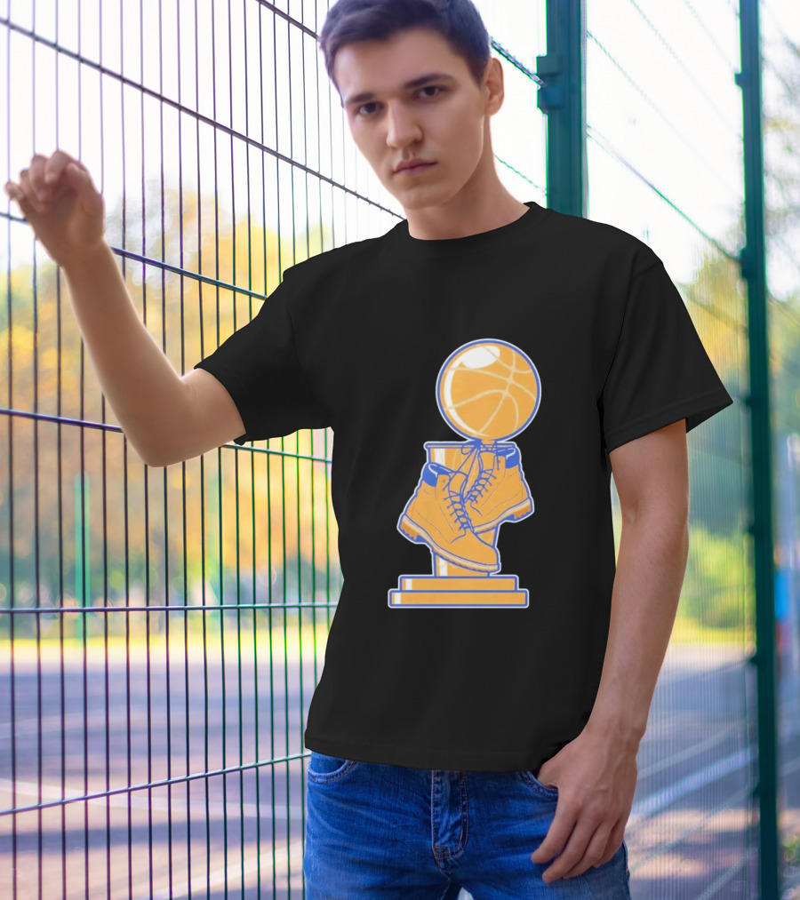 NY Basketball Trophy Timberland Boots T-Shirt