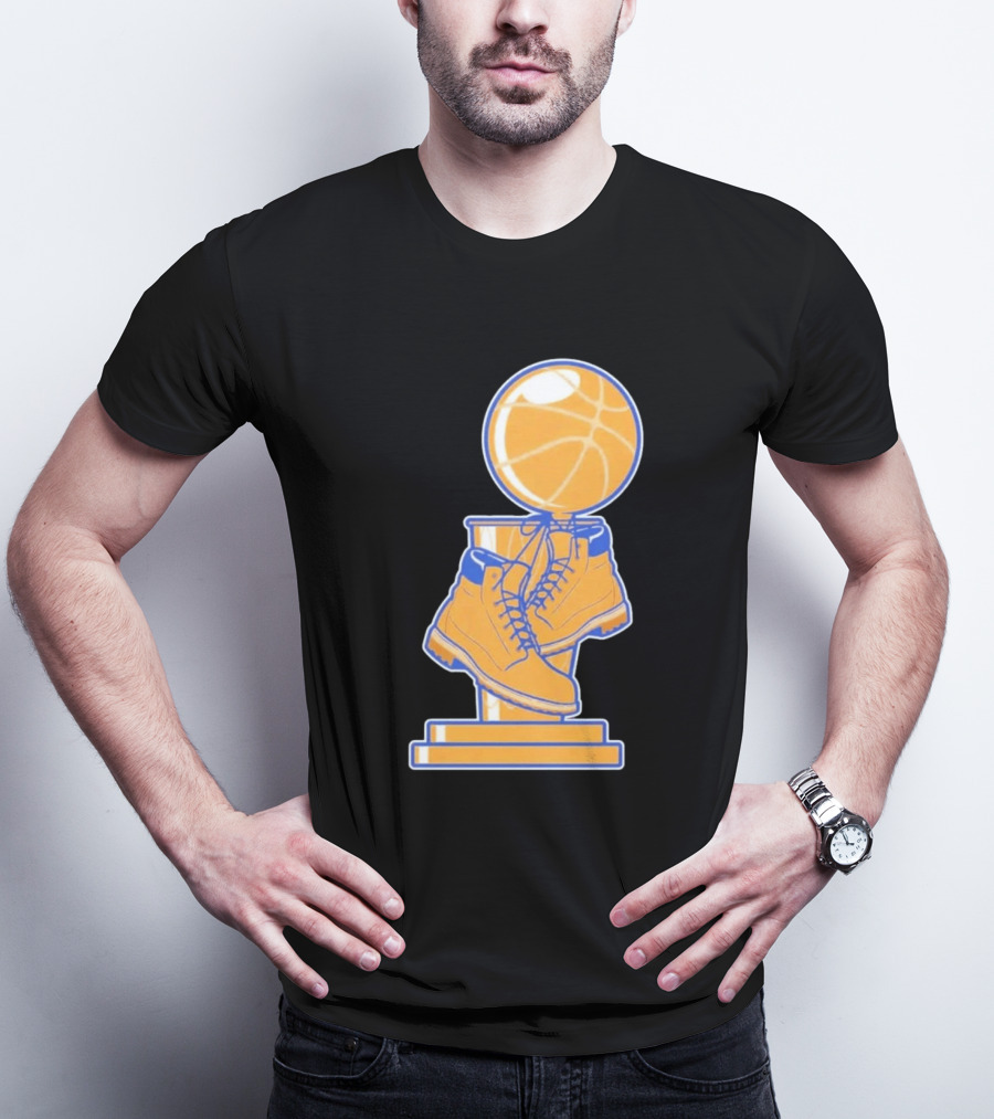 NY Basketball Trophy Timberland Boots T-Shirt