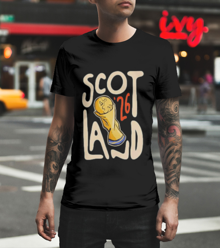 Scotland 2026 Trophy Cup Celebration T-Shirt