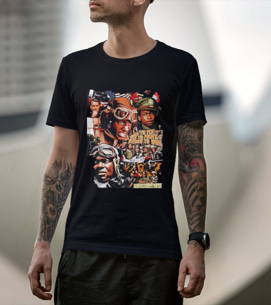 Tuskegee Airmen Born To Fly Built To Fight Destined To Win World War II US Army T-Shirt