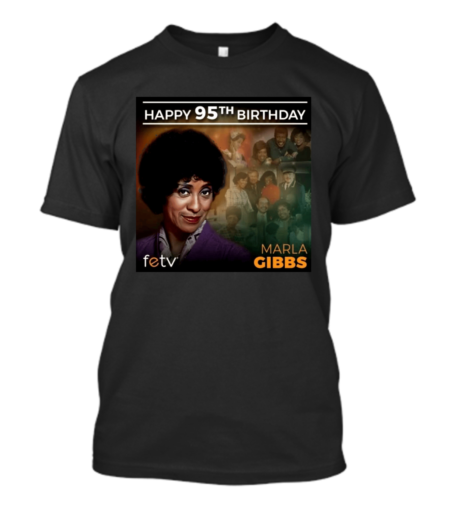 FETV Celebrates Marla Gibbs 95th Birthday Iconic Role On The Jeffersons T-Shirt