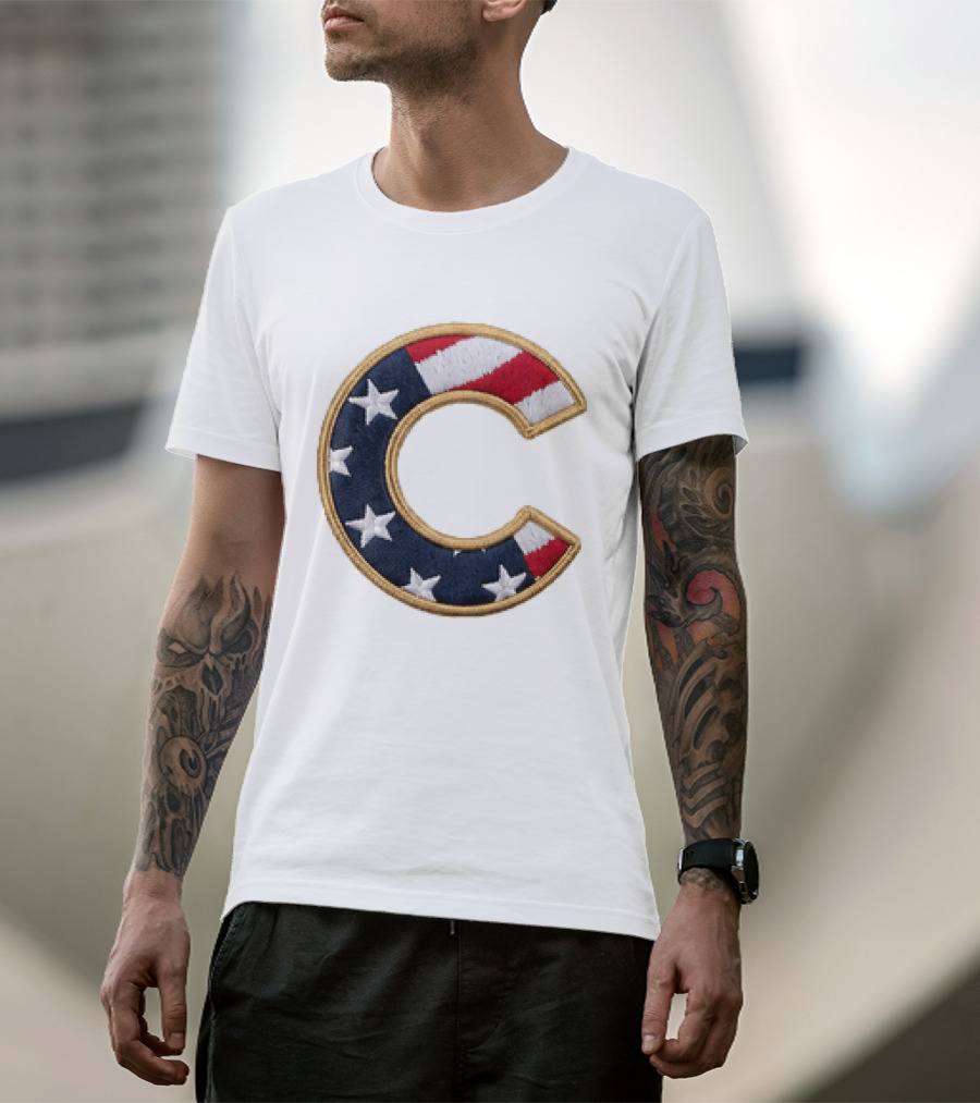 2026 Cubs Patriotic Independence Day Hats Stars And Stripes T-Shirt