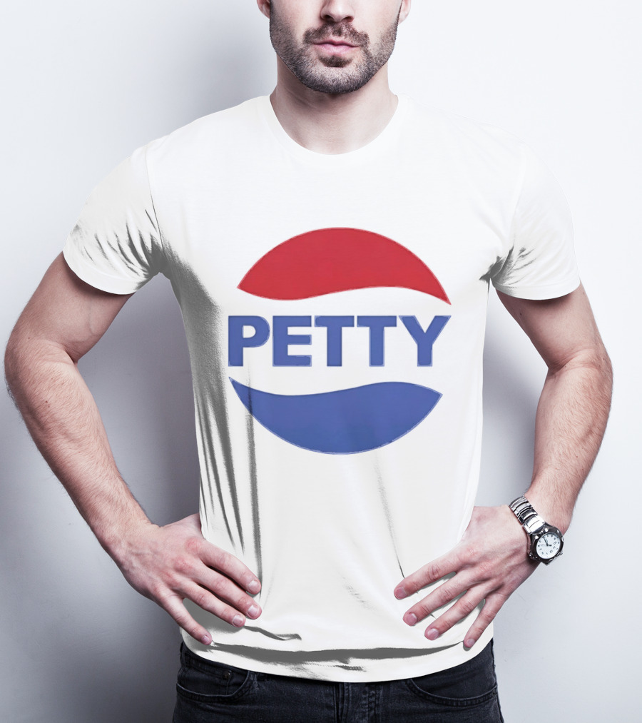 PETTY Pepsi Parody Red Blue T-Shirt