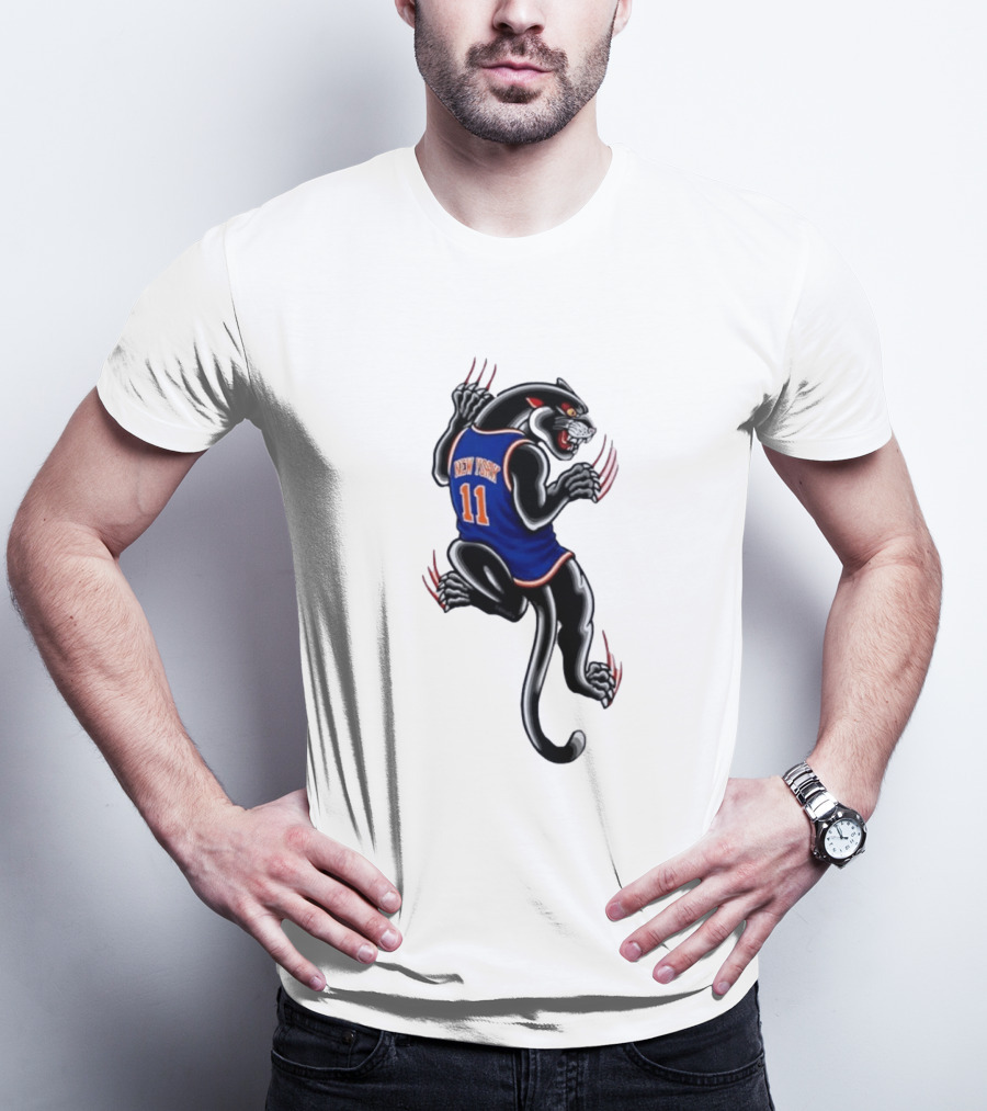 New York 11 Panther Clawing Back Sports Jersey T-Shirt
