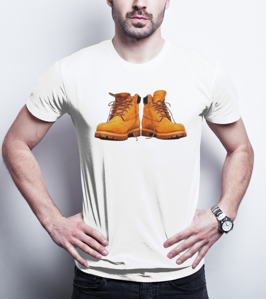 New York Forever Timberland Style Boots T-Shirt