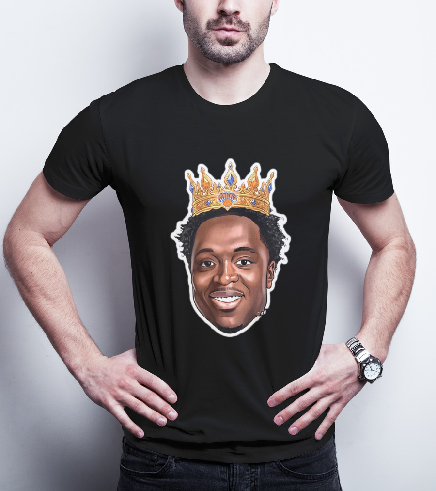 OG Anunoby New York Knicks NBA 2026 Crown T-Shirt