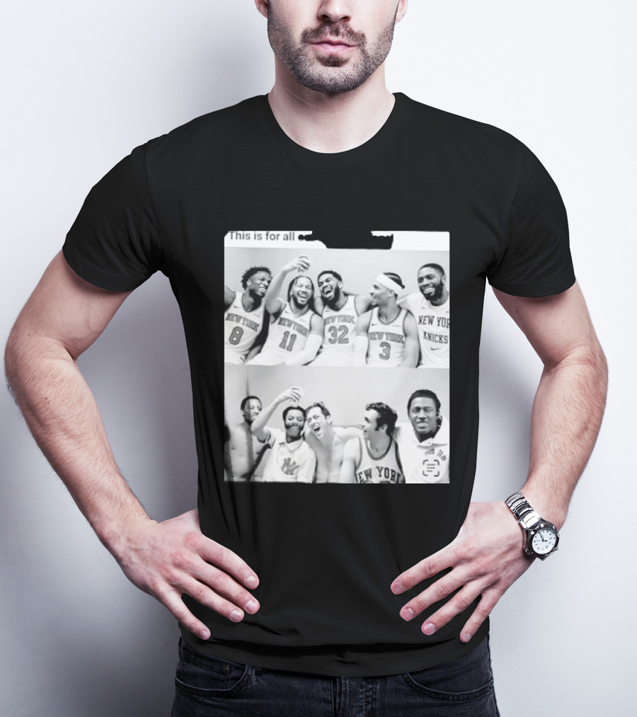 Jalen Brunson Karl Anthony Towns New York Knicks This Is For All Our Old Knick Fans T-Shirt