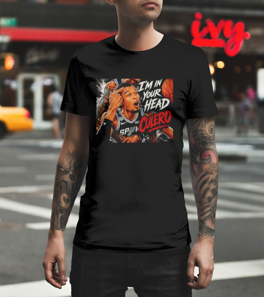 I'm In Your Head Culero Jeremy Sochan San Antonio Spurs NBA T-Shirt