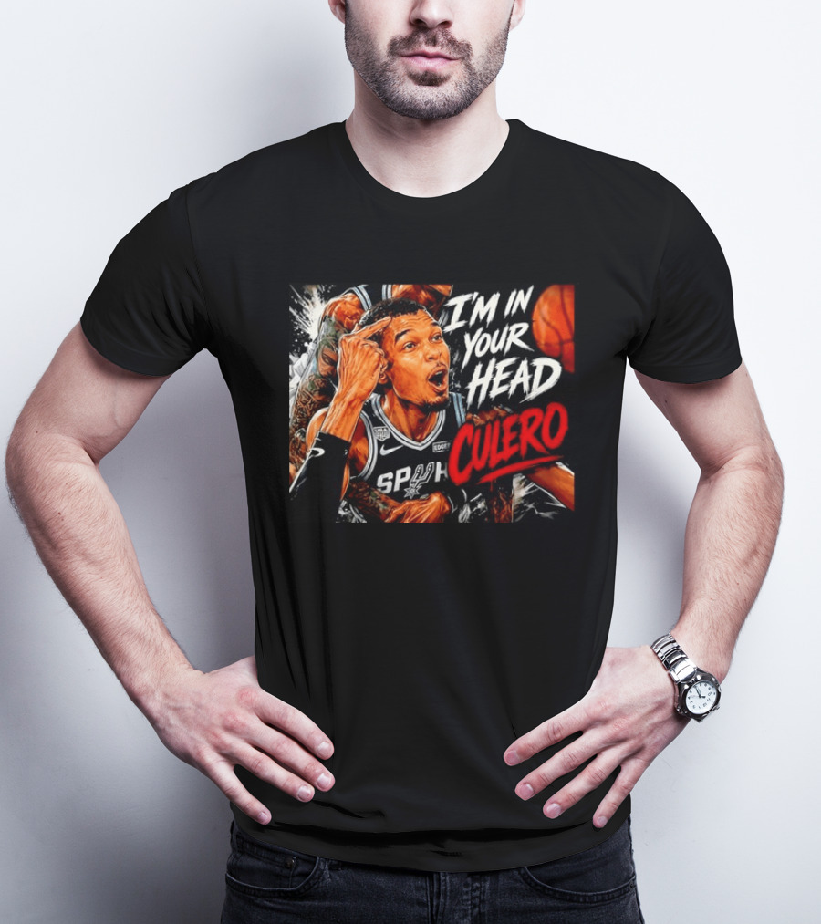 I'm In Your Head Culero Jeremy Sochan San Antonio Spurs NBA T-Shirt