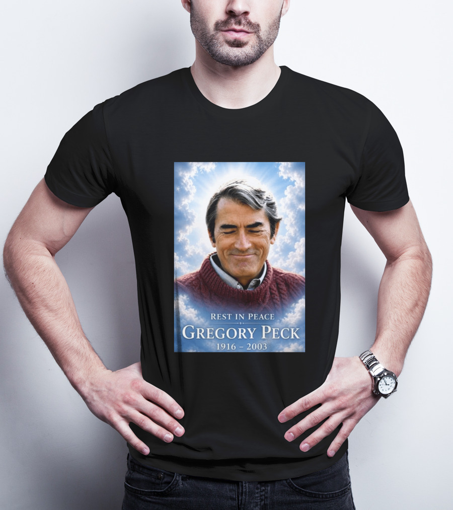 Rest In Peace Gregory Peck 1916 2003 Memorial T-Shirt
