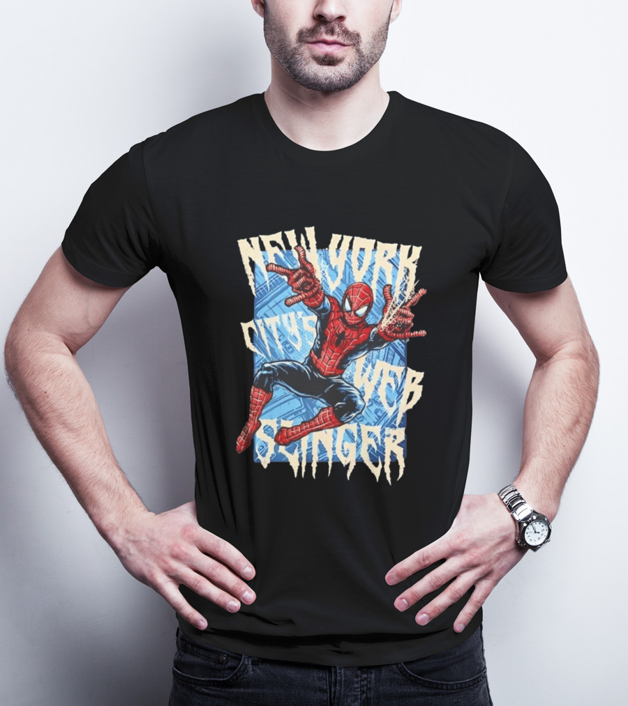 New York City's Web Slinger Spider Man T-Shirt