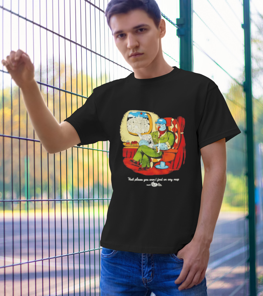 The Travel Agency Mile High Flyer Bird NY Visit Places You Won't Find On Any Map T-Shirt