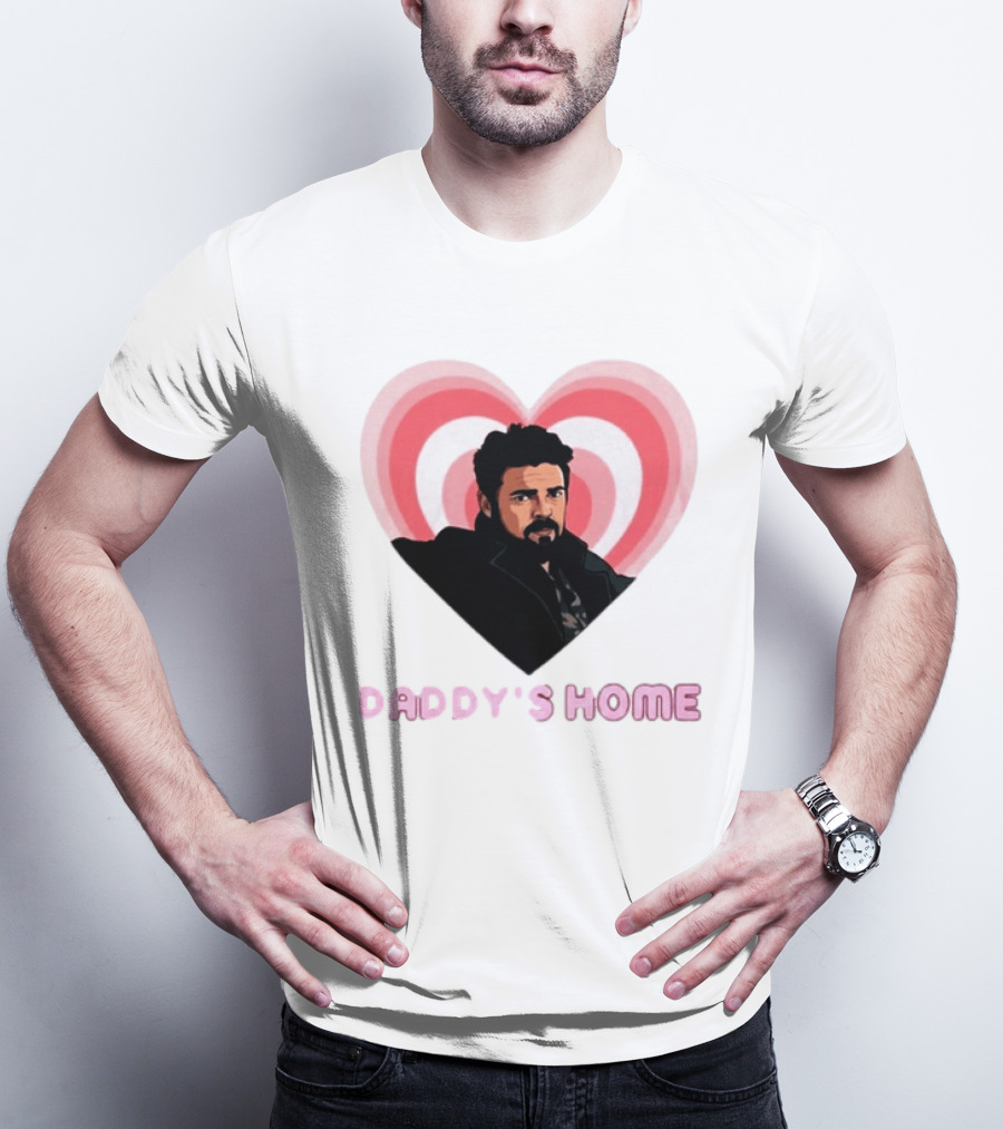 Daddy's Home The Boys Billy Butcher Heart T-Shirt
