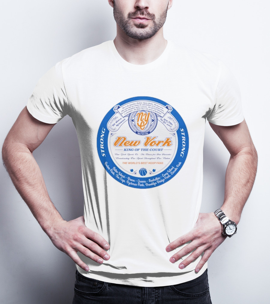 New York King Of The Court Basketball Club Madison Square Garden Sports T-Shirt