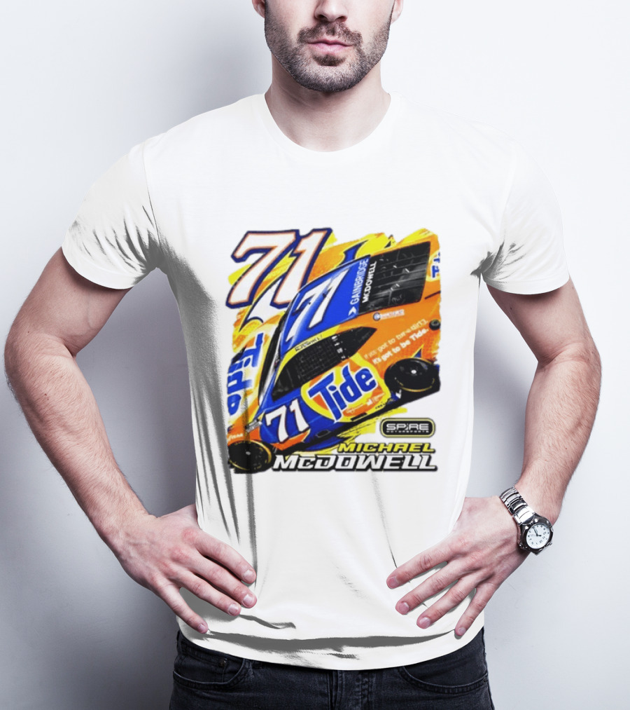 Michael McDowell Tide 71 NASCAR Racing Spire Motorsports Camry T-Shirt