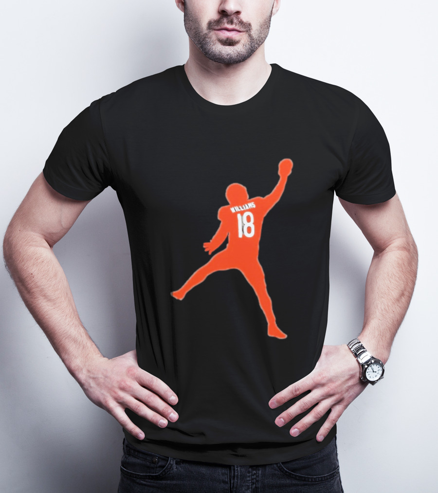 Chicago Bears Caleb Williams 18 Iceman Football Player T-Shirt