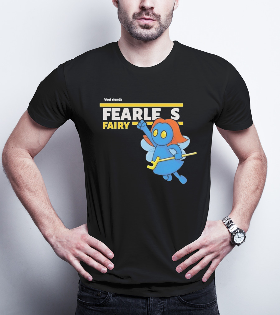 VeeFriends Fearless Fairy Bold Blue Character With Orange Hair T-Shirt