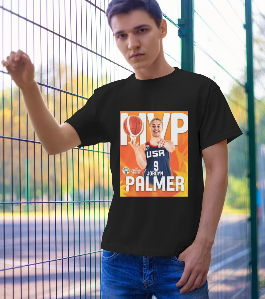 USA Basketball Jordyn Palmer MVP FIBA U18 Women's AmeriCup 2026 T-Shirt