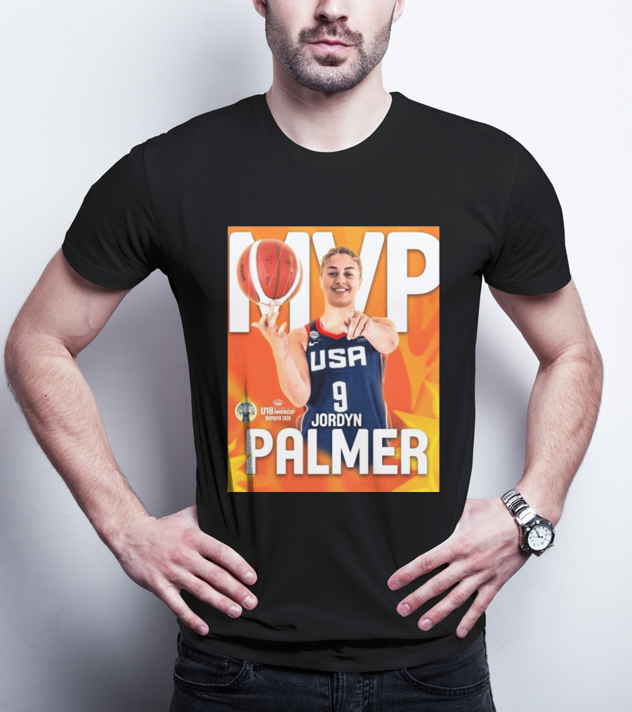 USA Basketball Jordyn Palmer MVP FIBA U18 Women's AmeriCup 2026 T-Shirt