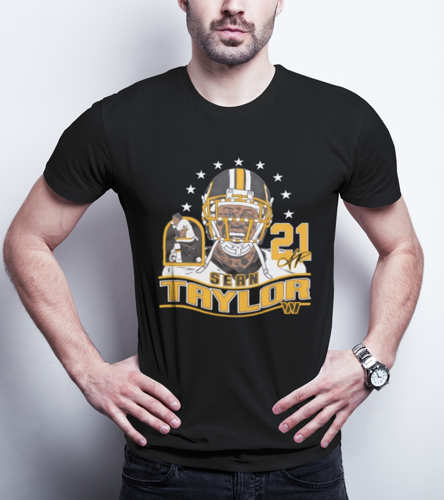 Sean Taylor 21 Washington Commanders Football Legacy Stars T-Shirt