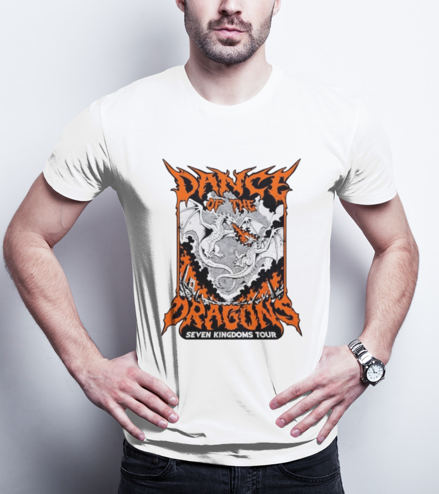 Dance Of The Dragons Seven Kingdoms Tour House Targaryen Fire Breathing T-Shirt