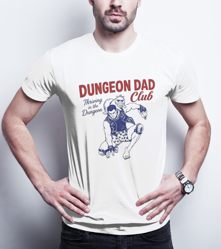 Dungeon Dad Club Thriving In The Dungeon Adventure T-Shirt