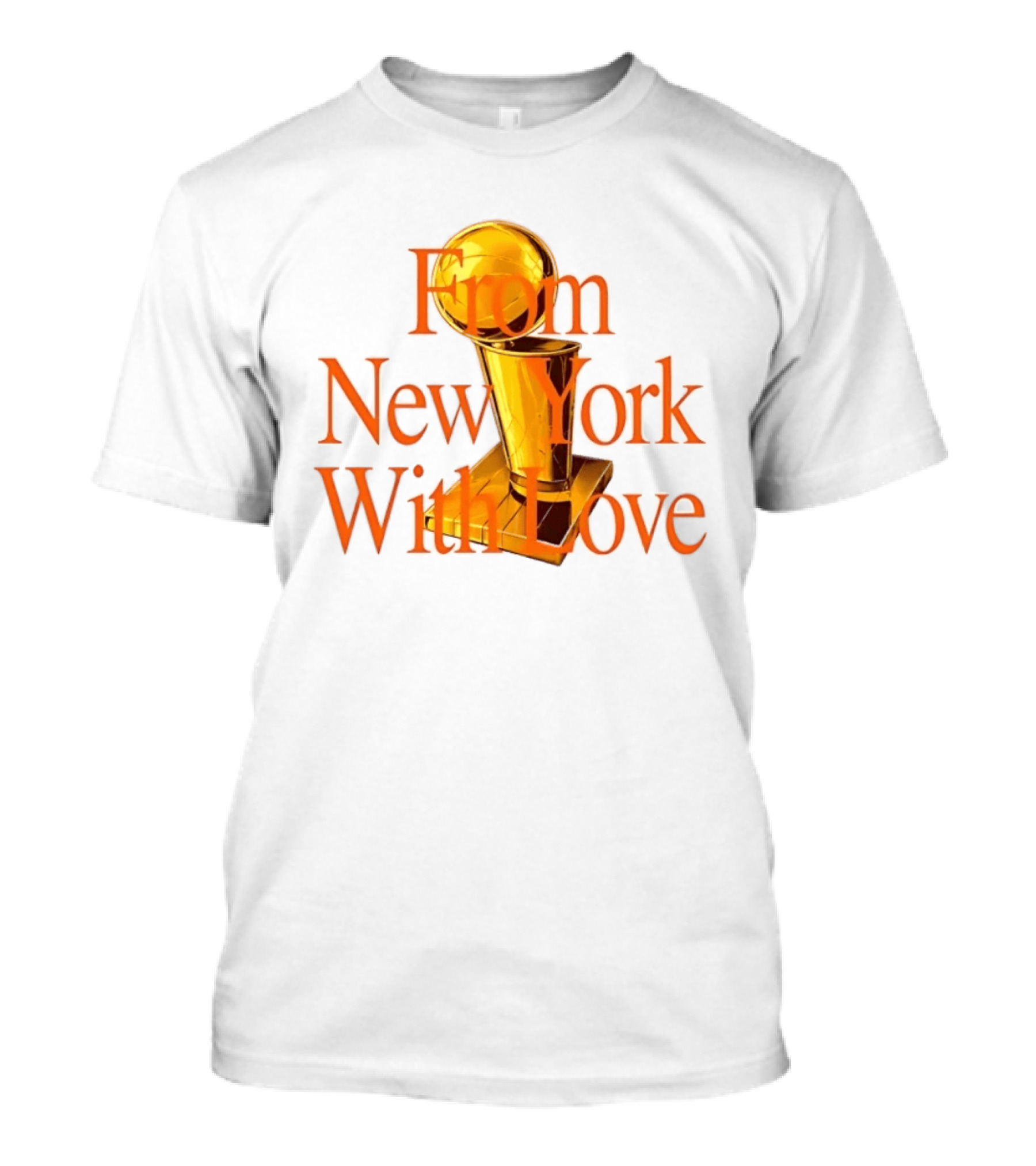 From New York With Love Larry O'Brien New York Knicks T-Shirt