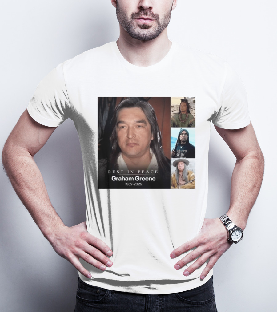 Rest In Peace Graham Greene 1952 2025 Memorial T-Shirt