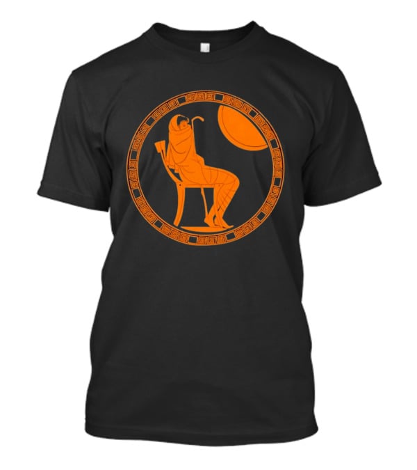 Ancient Greek Achilles Seated Alone In Contemplative Solitude T-Shirt