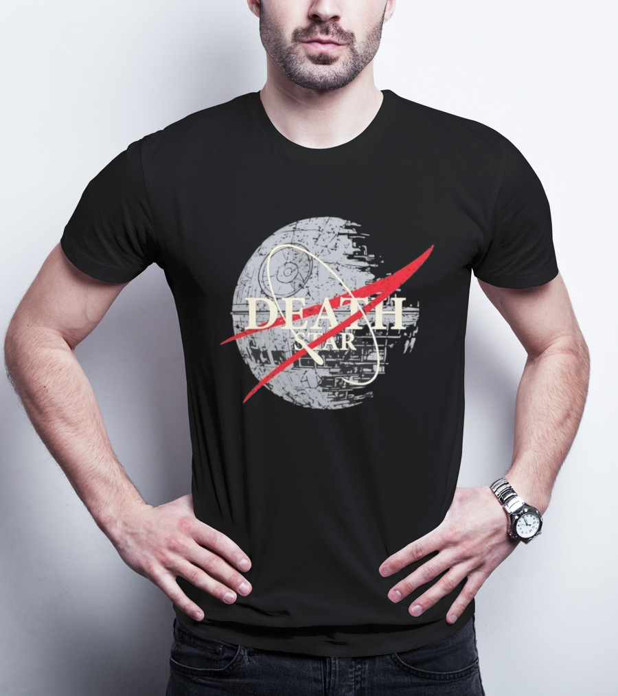 Death Star And The NASA T-Shirt