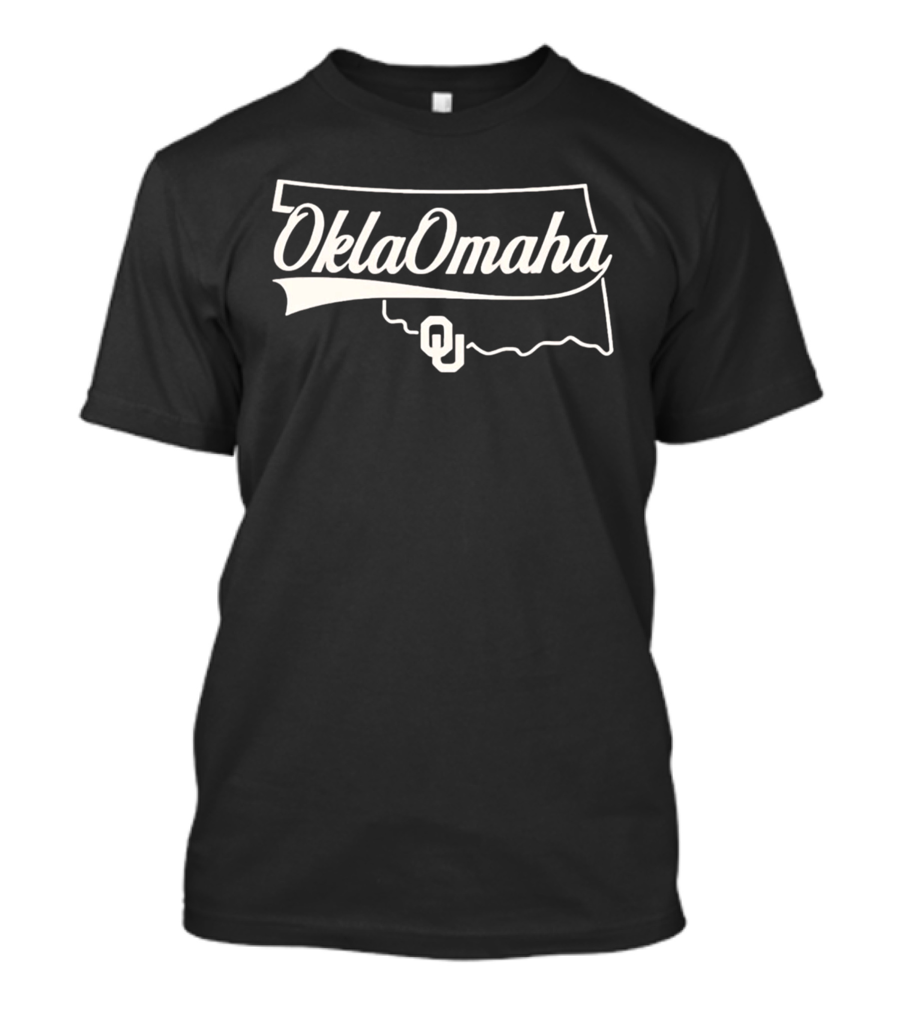 OklaOmaha OU Sooners Oklahoma Map T-Shirt