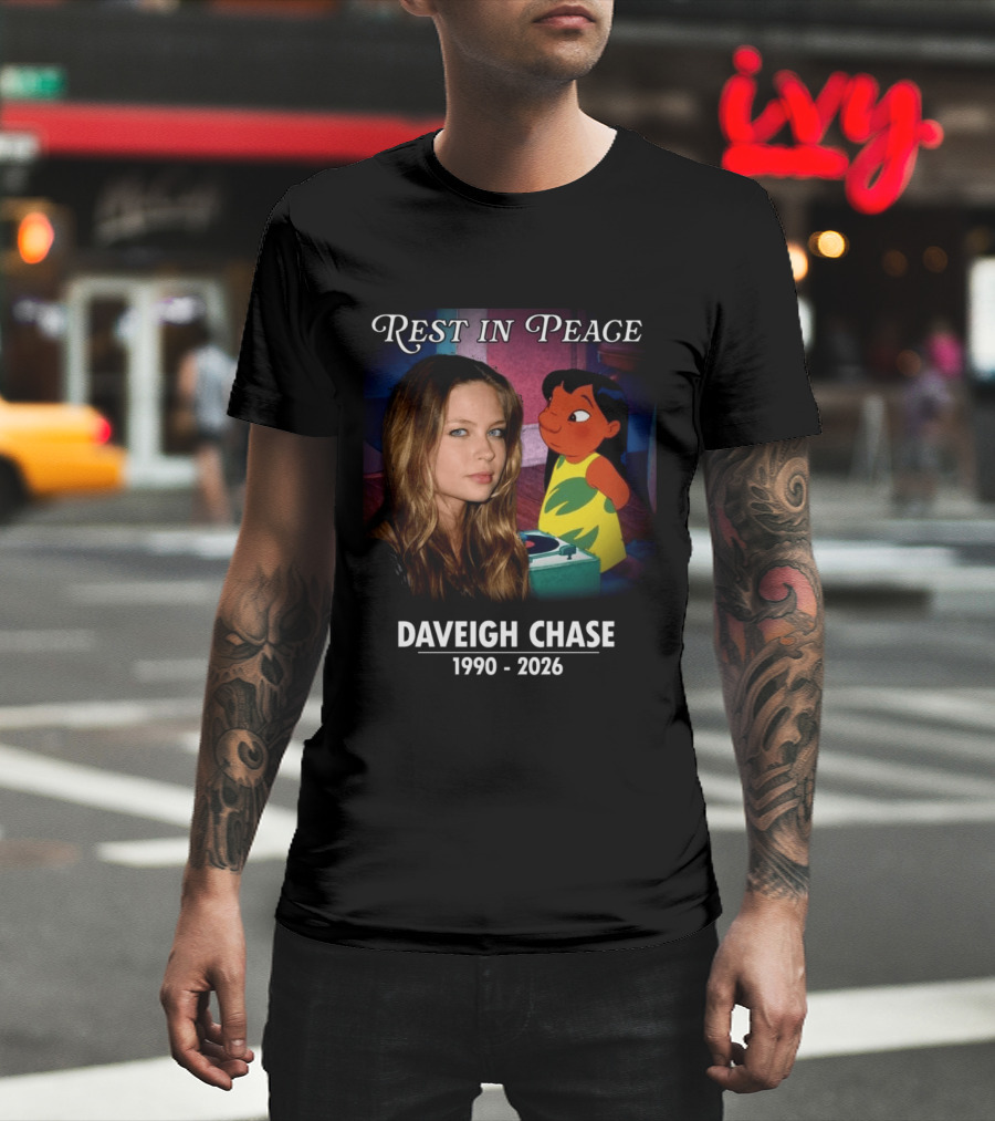 Rest In Peace Daveigh Chase 1990 2026 Lilo T-Shirt