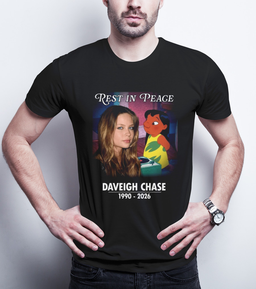 Rest In Peace Daveigh Chase 1990 2026 Lilo T-Shirt