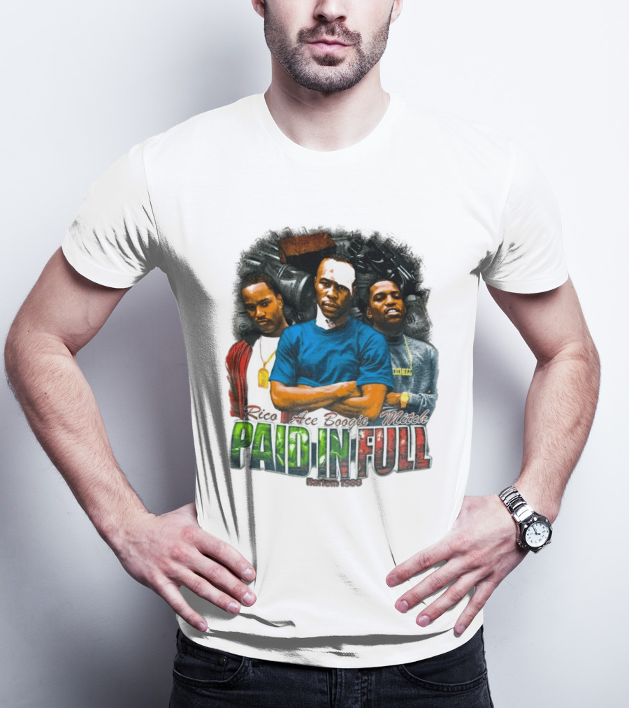 Rico Ace Boogie Mitch Paid In Full Harlem 1986 Iconic Movie T-Shirt