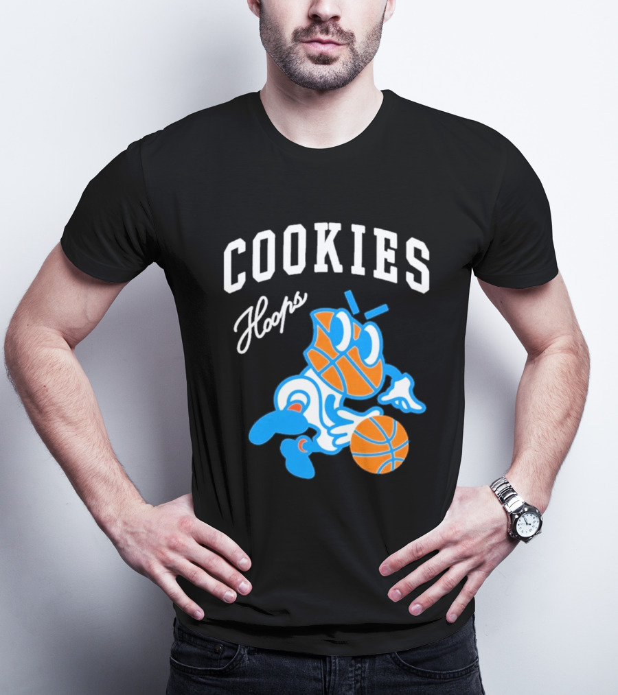 Cookies Hoops Basketball Cartoon Character Streetwear T-Shirt