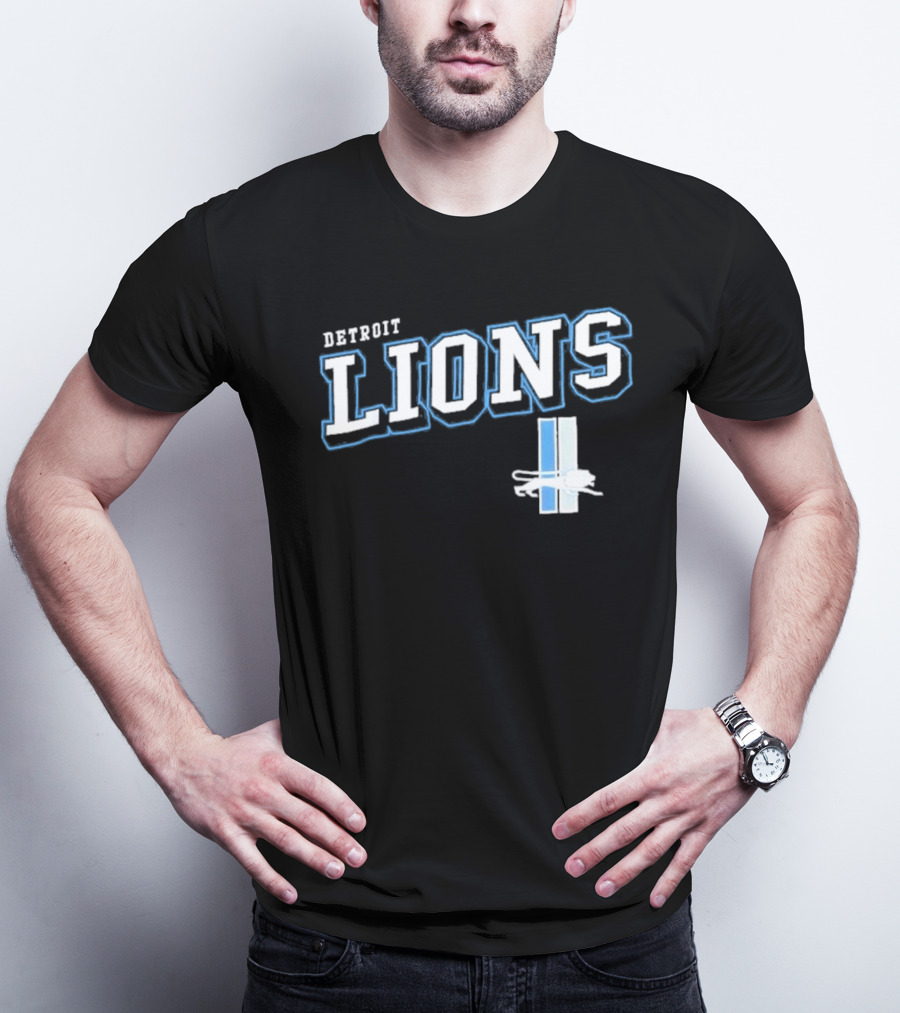 Detroit Lions Black Team Pride T-Shirt