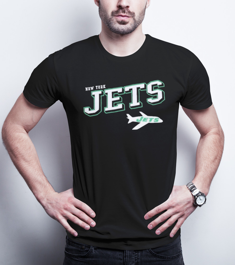New York Jets Team Spirit Black T-Shirt