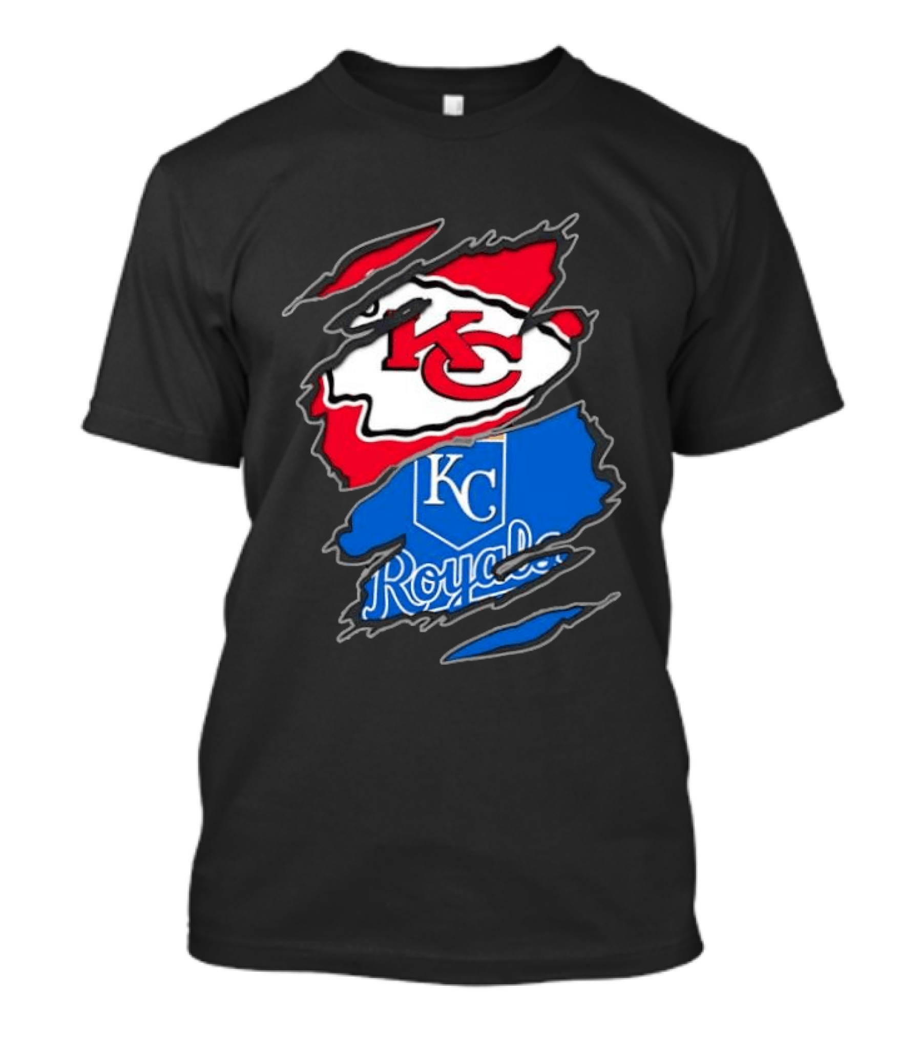 Kansas City Chiefs KC Kansas City Royals MLB Royals KC T-Shirt