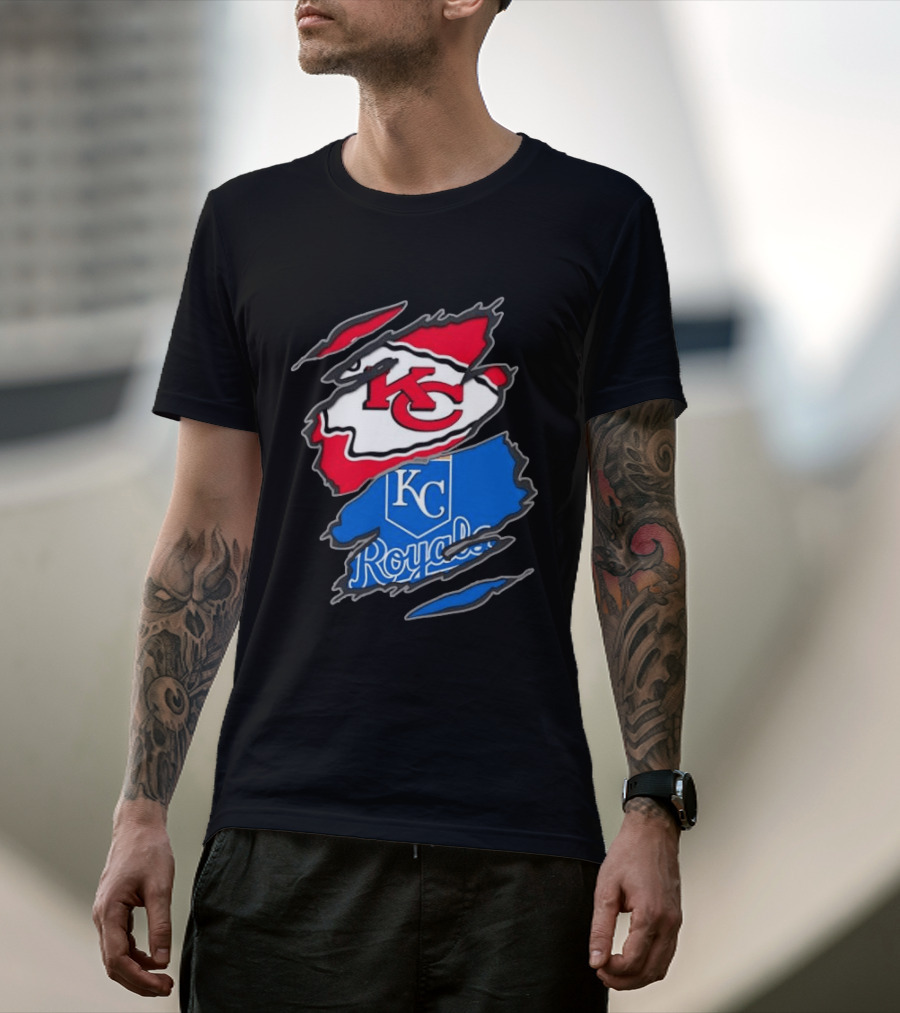 Kansas City Chiefs KC Kansas City Royals MLB Royals KC T-Shirt