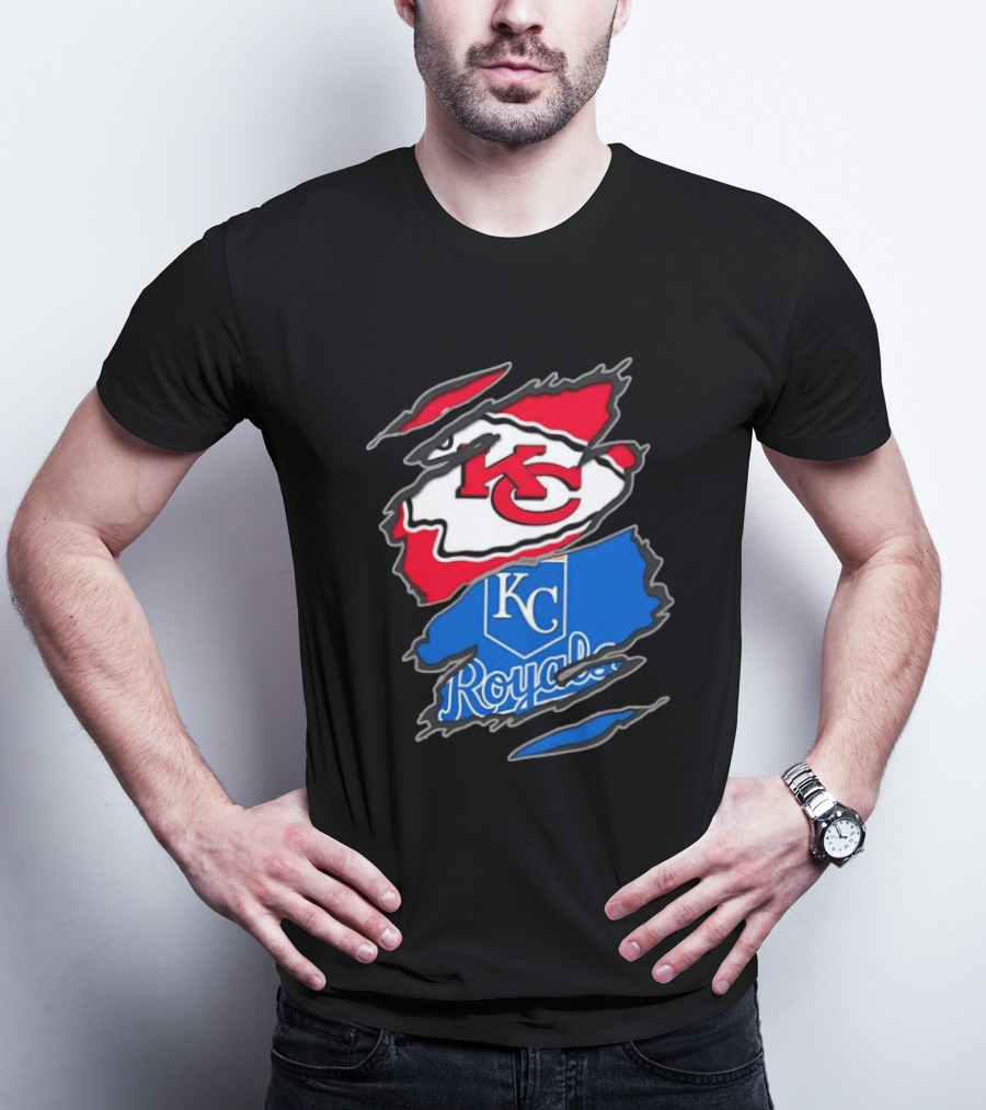 Kansas City Chiefs KC Kansas City Royals MLB Royals KC T-Shirt
