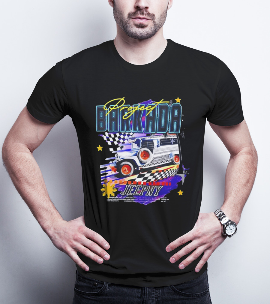 Project Barkada Jeepny Philippines Colorful Public Transport Culture T-Shirt