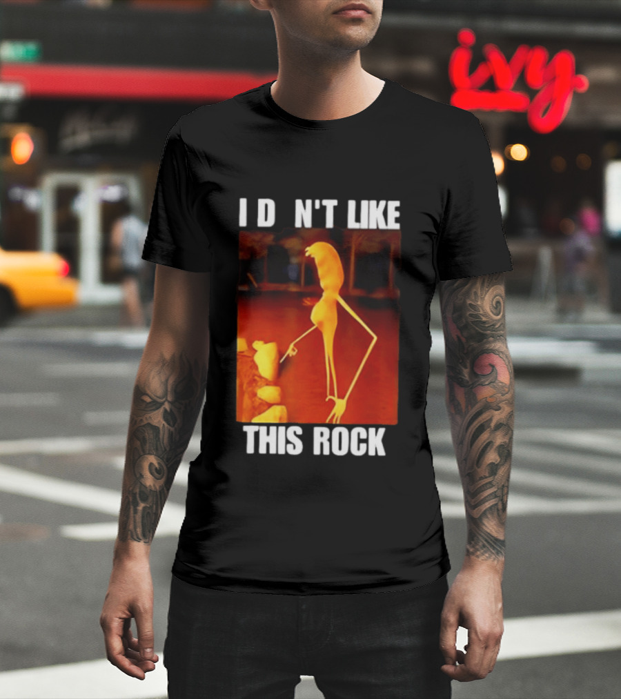 Salad Fingers I Don't Like This Rock Surreal Horror Meme T-Shirt
