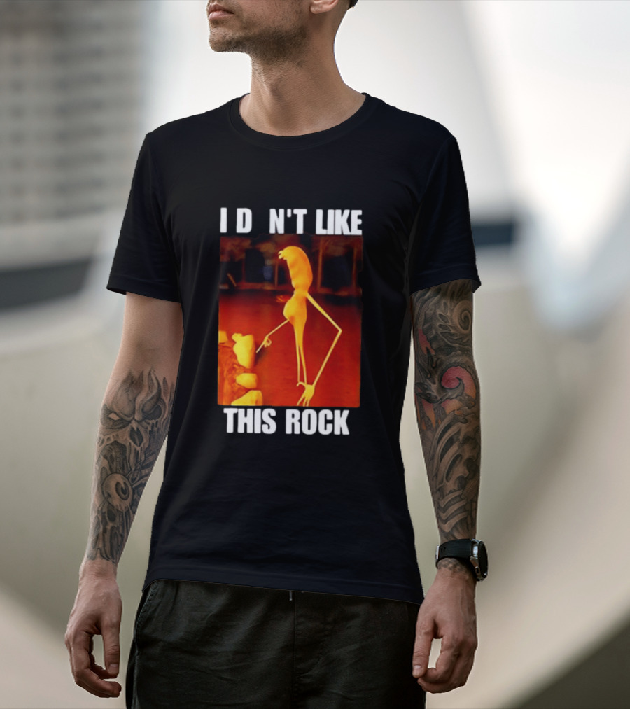Salad Fingers I Don't Like This Rock Surreal Horror Meme T-Shirt