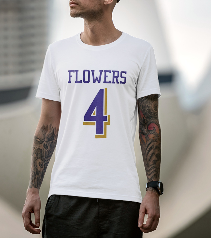 Orioles Zay Flowers 2026 Jersey Giveaway Number 4 T-Shirt