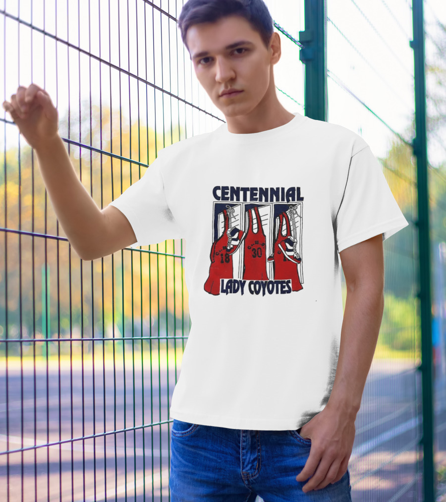 Centennial Lady Coyotes Basketball Team Jerseys With Numbers 18 30 T-Shirt