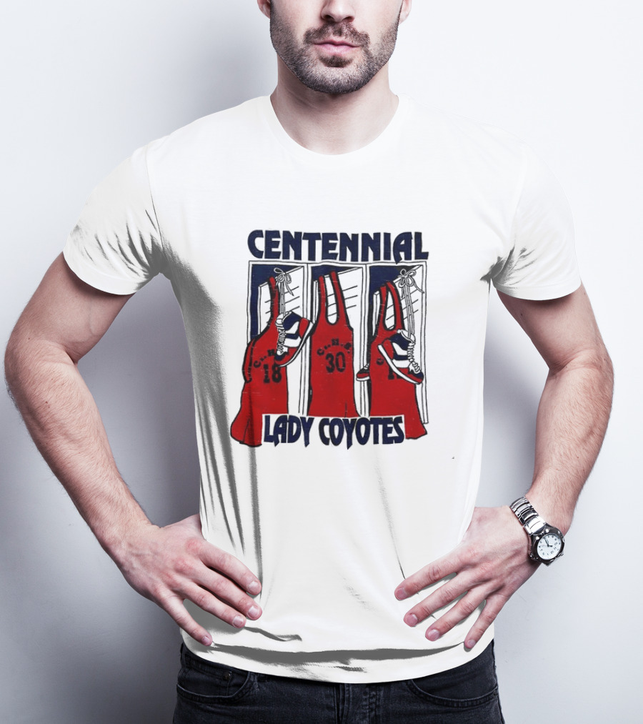 Centennial Lady Coyotes Basketball Team Jerseys With Numbers 18 30 T-Shirt