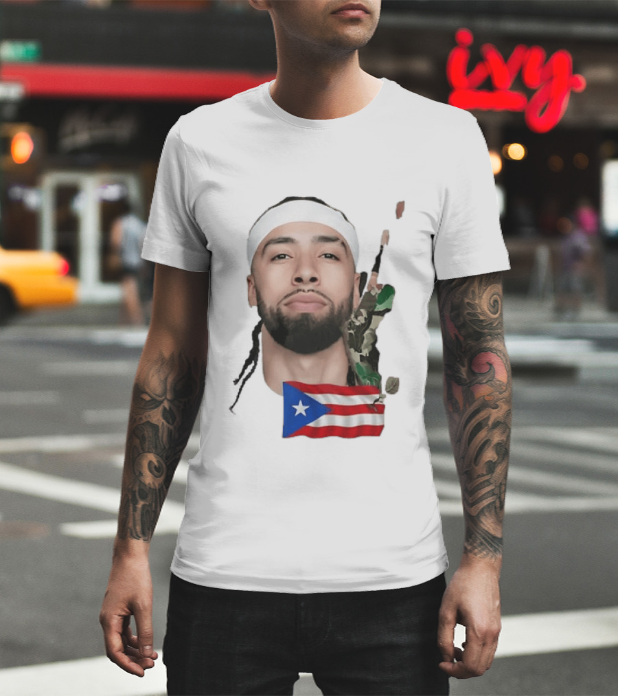 Francisco Lindor New York Mets Puerto Rico Flag Baseball Player T-Shirt