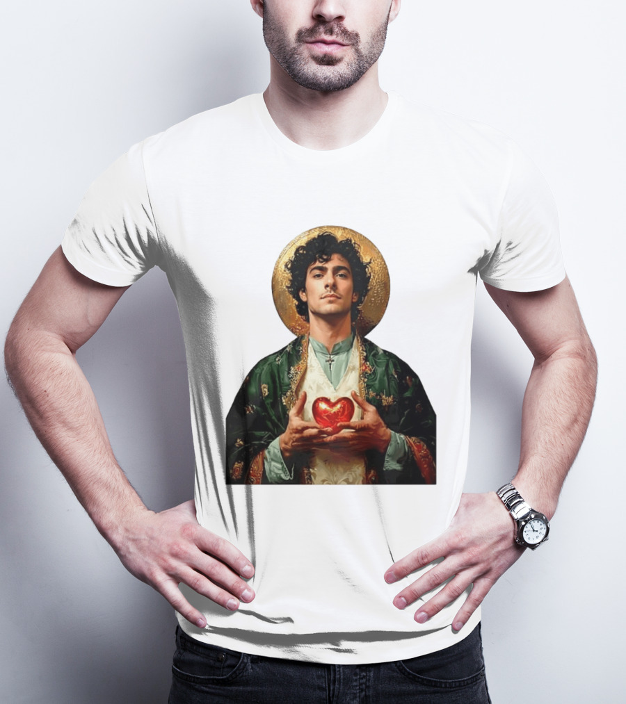Luigi Mangione Patron Saint Holding Sacred Heart For Health Care Justice T-Shirt