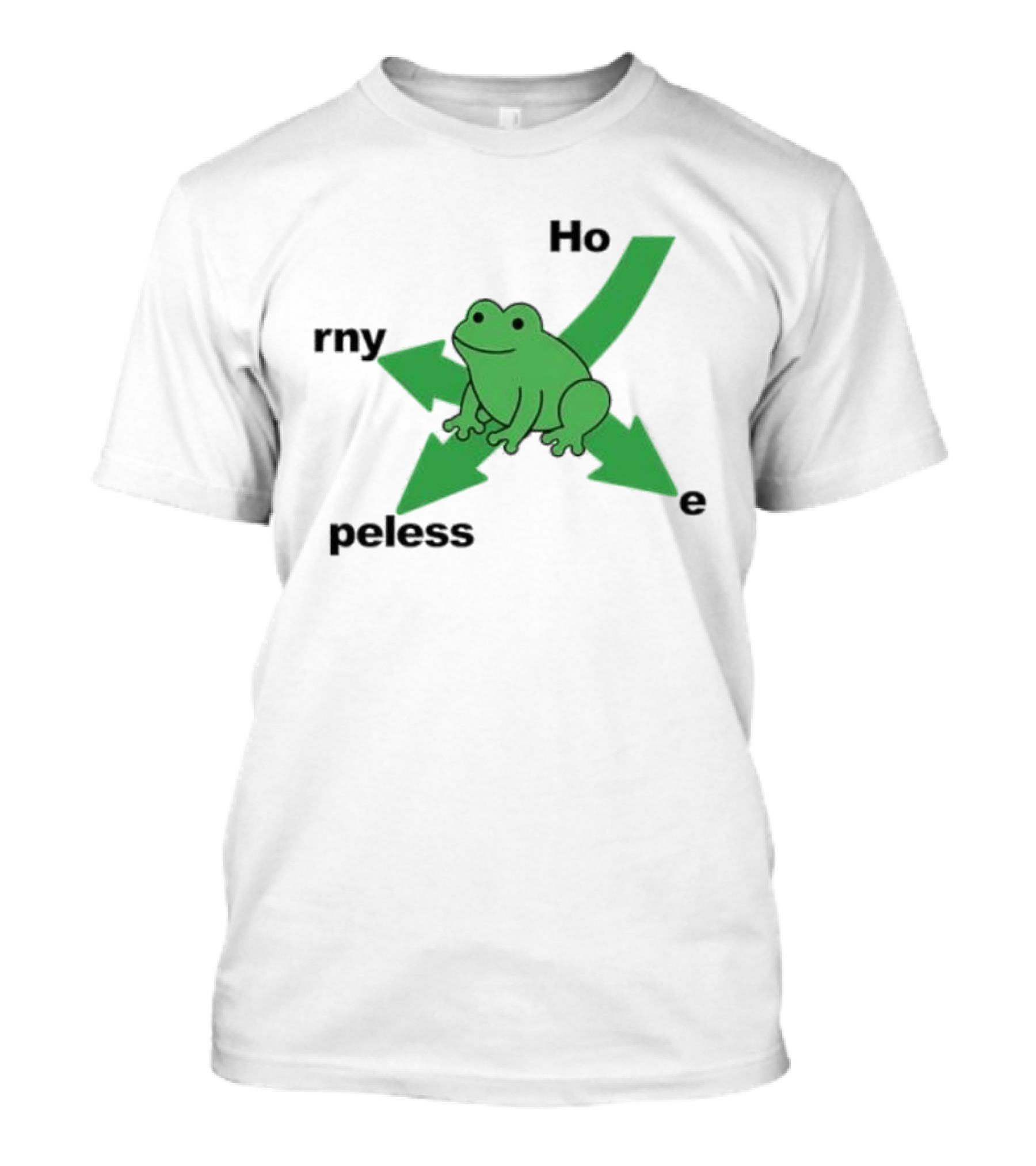 Ho Rn Y Peless Frog Directional E T-Shirt