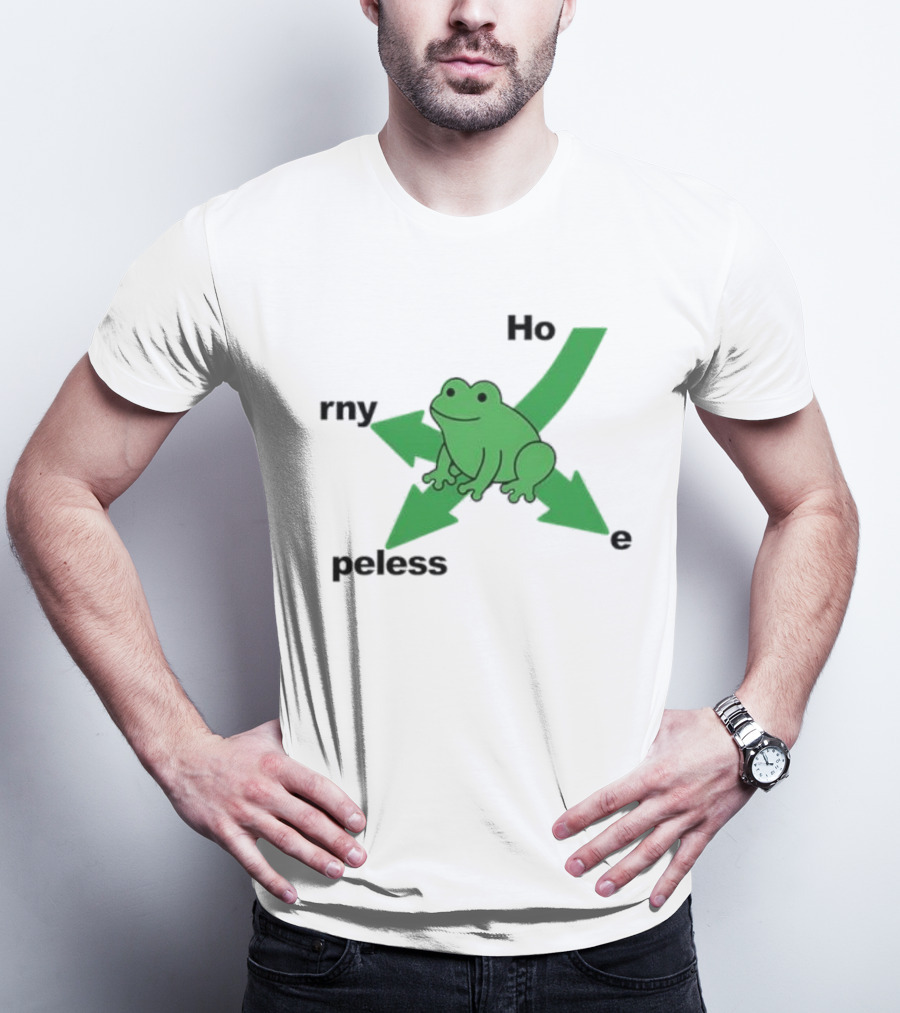 Ho Rn Y Peless Frog Directional E T-Shirt